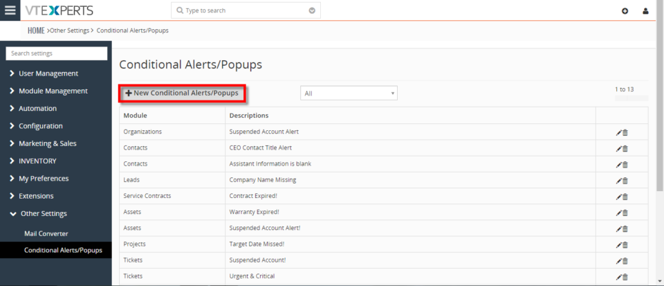 Stop User From Saving Record Based On A Condition In VTiger 7 - VTiger Experts